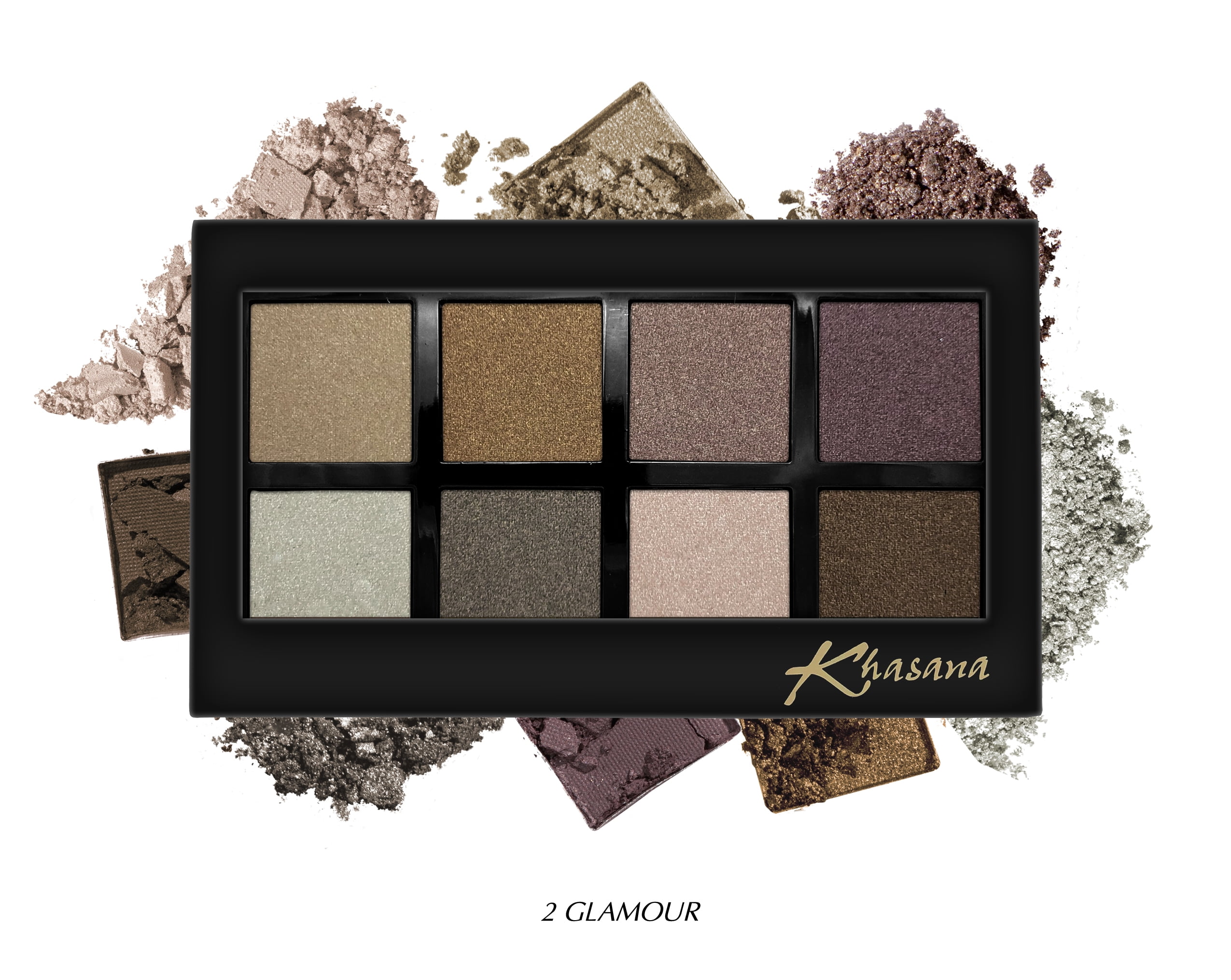 Khasana Highly Pigmented Eyeshadow Palette, Eye Makeup Shimmer & Matte ...
