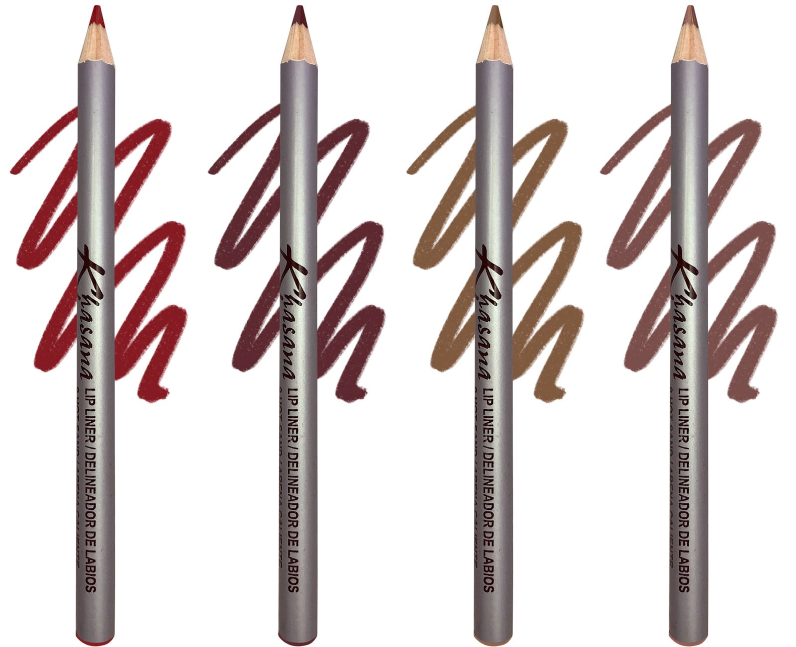 Khasana Lip Liner Pencil Set, Smooth Creamy Application, Long-Lasting ...
