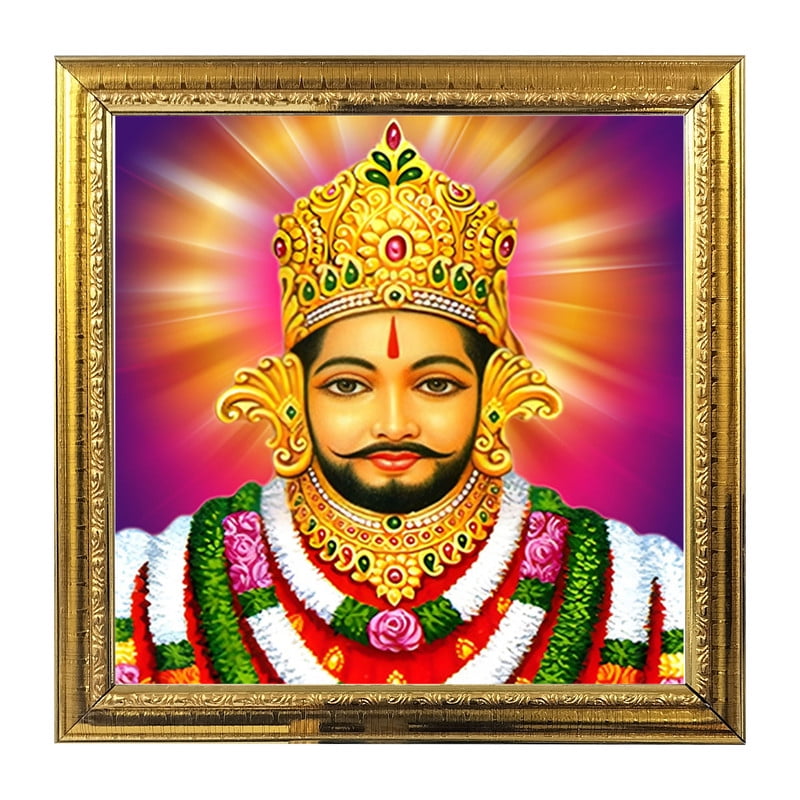 Khatu Shyam God Idol Photo Frame for Pooja Hindu Bhagwan Devi Devta ...