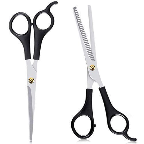 Khelni Professional Hair Cutting Thinning Scissors With Stainless Steel ...