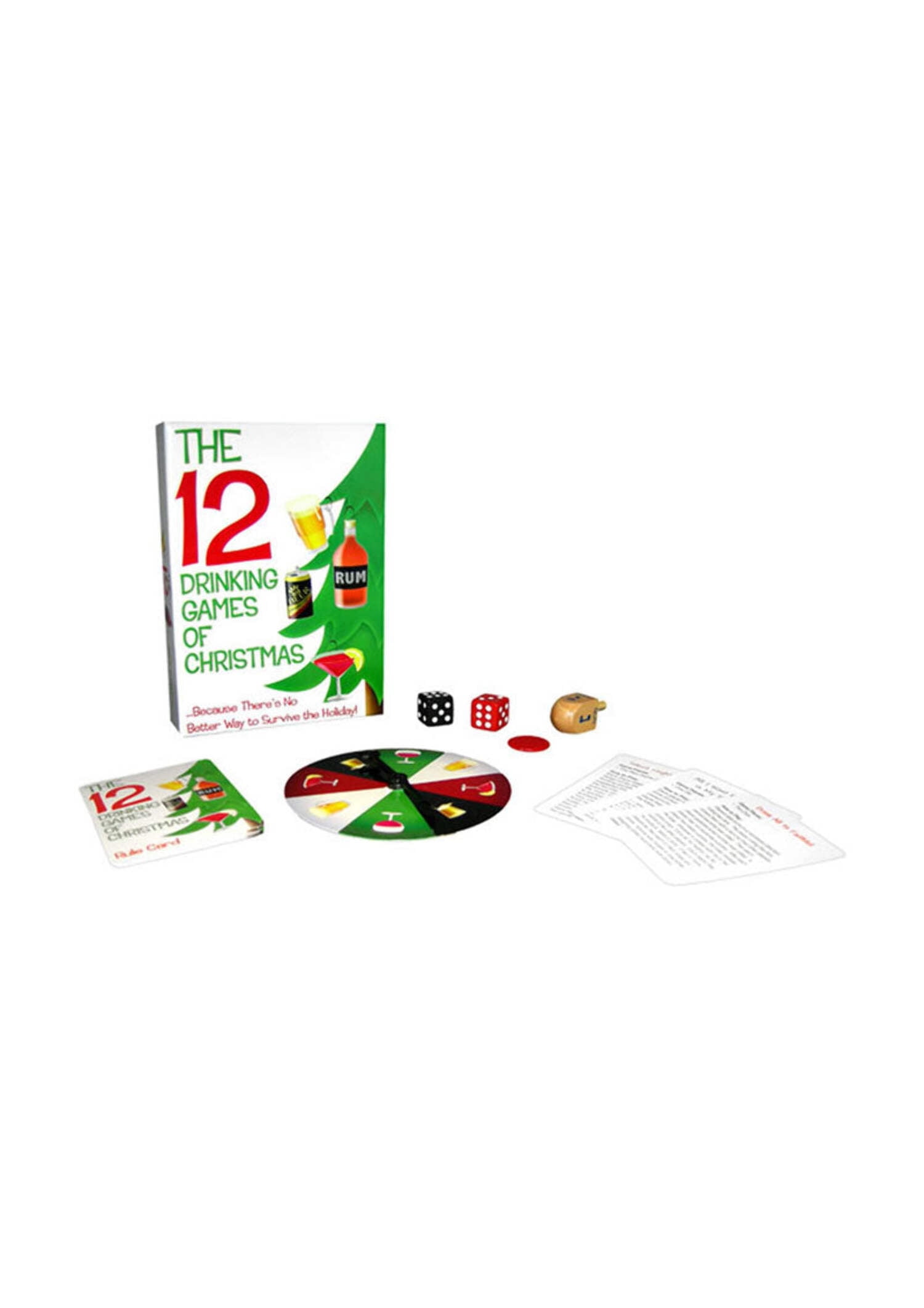 Kheper Games 12 Drinking Games of Christmas, Board Game, 3-10 Players ...