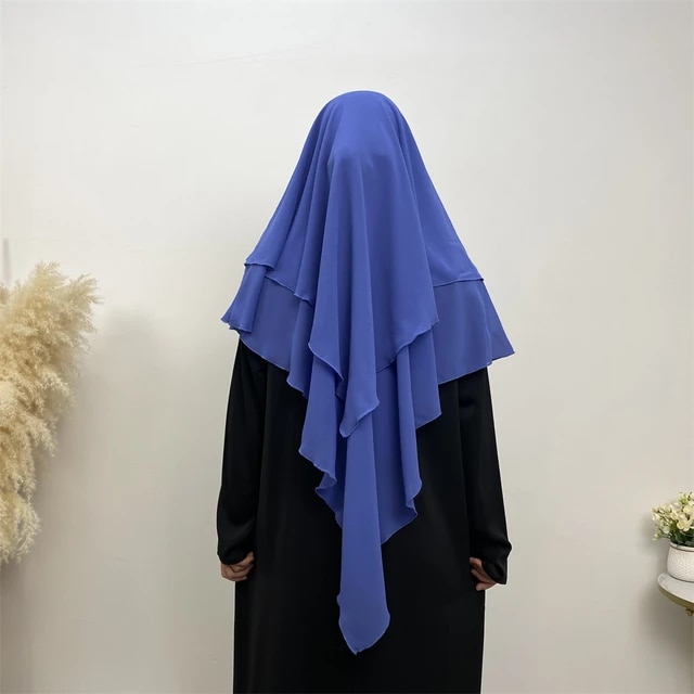 Khimar High Quality Nida Muslim EID Ramadan Islamic Clothing Tie Back ...