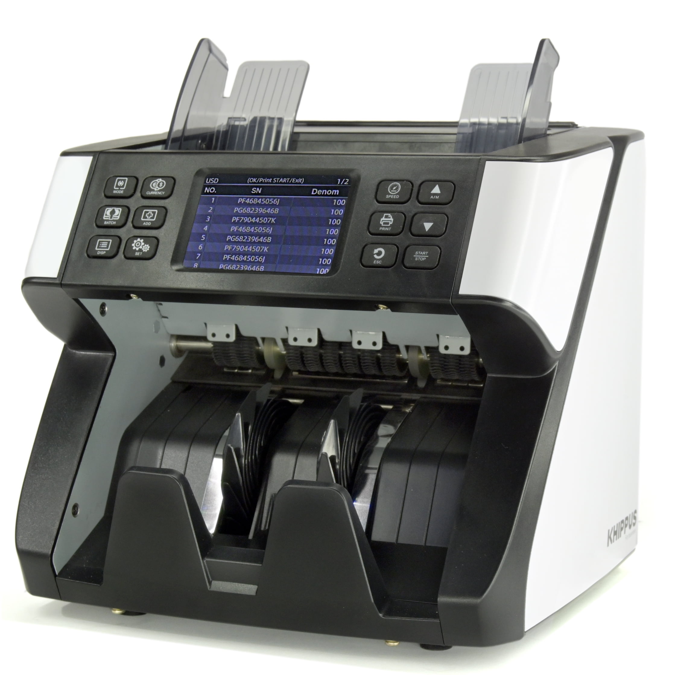 Khippus Pro 6500 Money Counter Machine, Counterfeit Detector, Serial ...