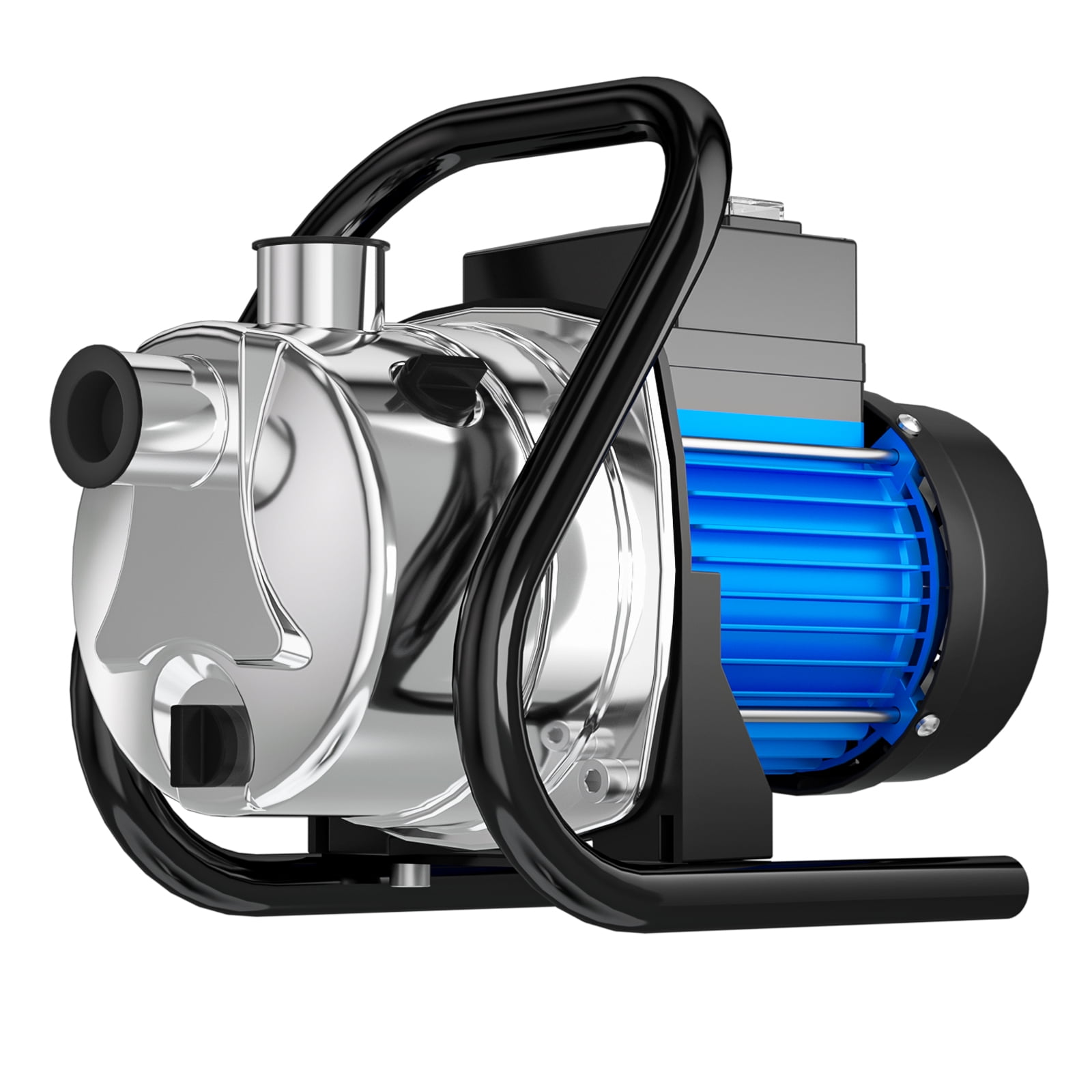 Khloe 1.6HP Portable Electric Water Pump, Stainless Steel, 1162 GPH ...