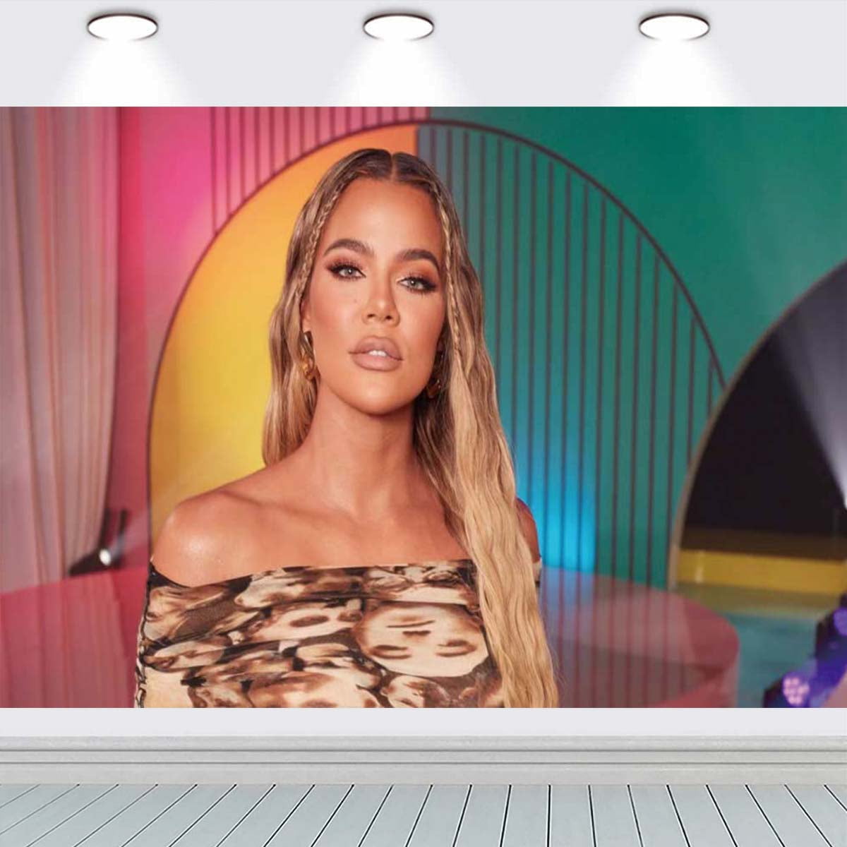 Khloe Kardashian Post school Wall Decor Birthday Banner Backdrop ...