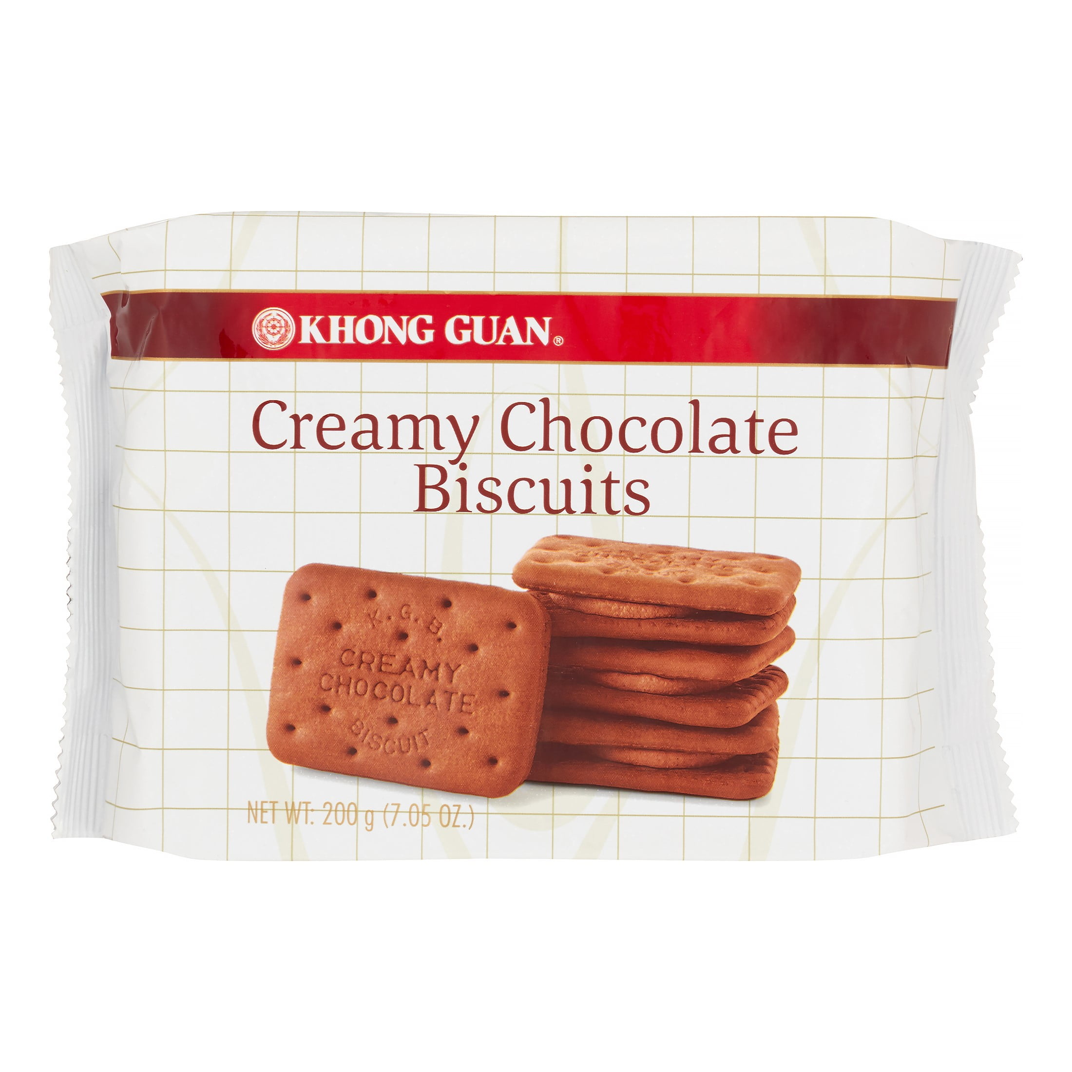 Khong Guan Biscuits, Creamy Chocolate, 7 Oz - Walmart.com