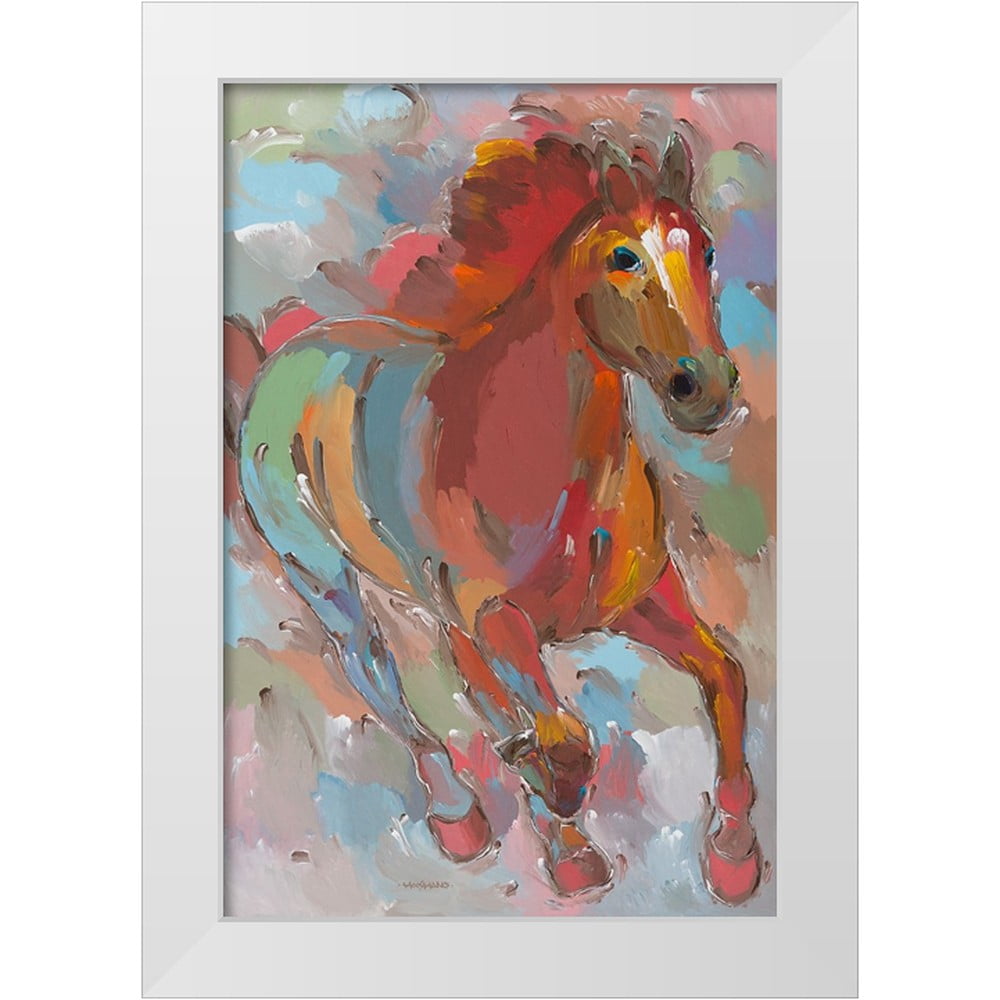 Khorasani, Hooshang 13x18 White Modern Wood Framed Museum Art Print ...