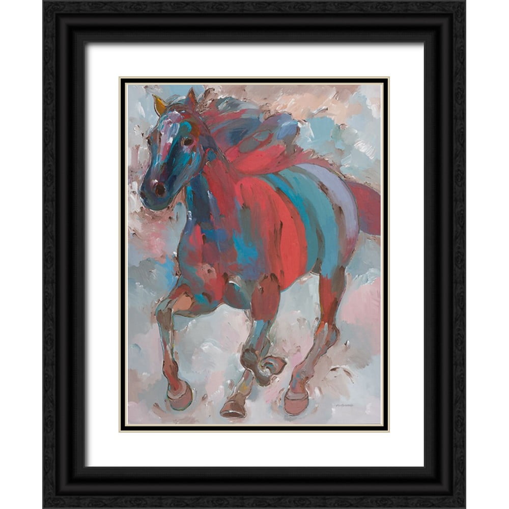 Khorasani, Hooshang 14x18 Black Ornate Wood Framed with Double Matting Museum Art Print Titled ...