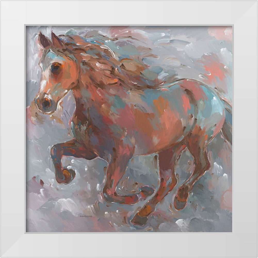 Khorasani, Hooshang 20x20 White Modern Wood Framed Museum Art Print ...