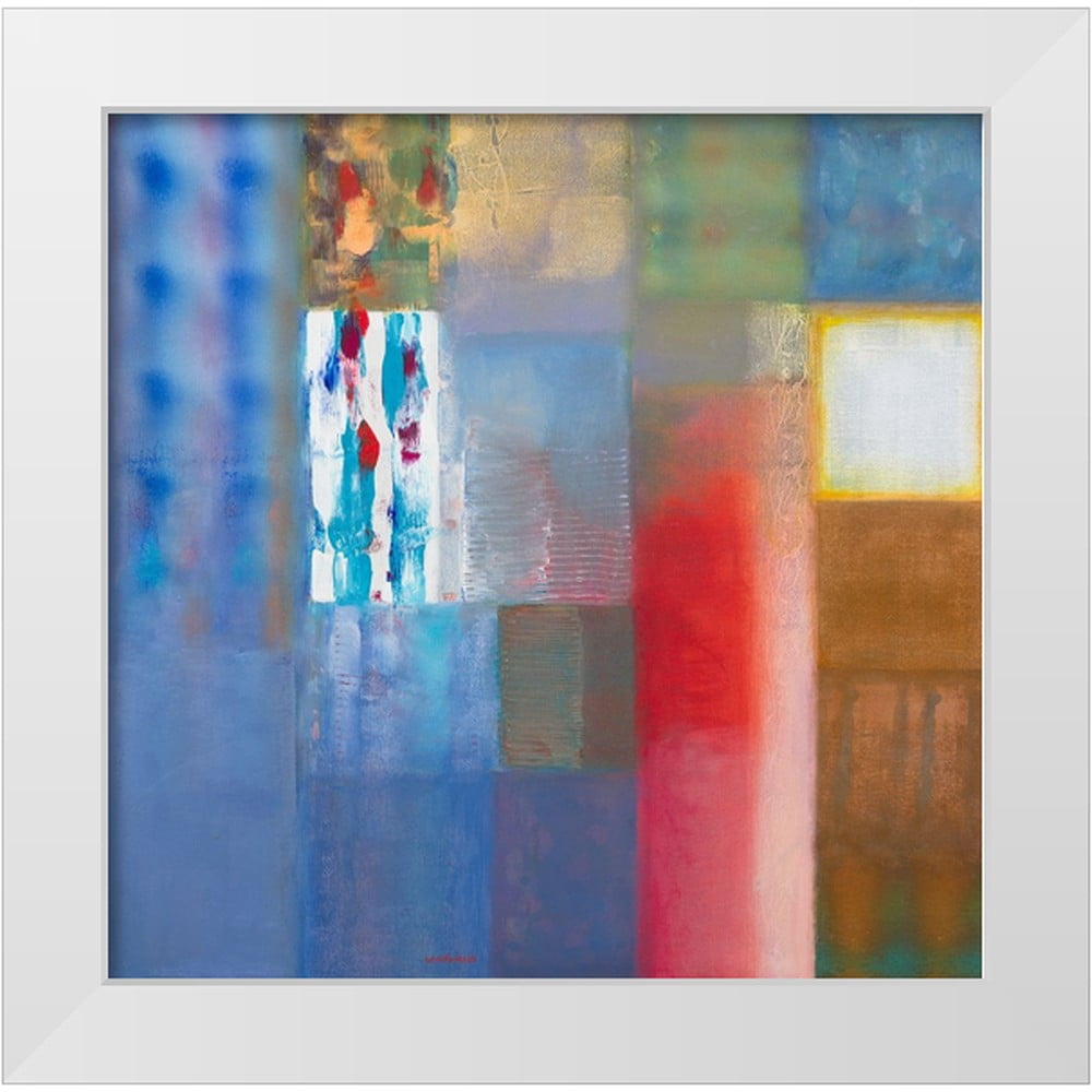 Khorasani, Hooshang 26x26 White Modern Wood Framed Museum Art Print ...