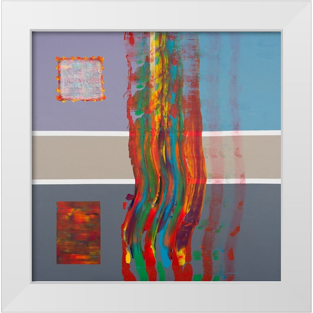 Khorasani, Hooshang 26x26 White Modern Wood Framed Museum Art Print ...