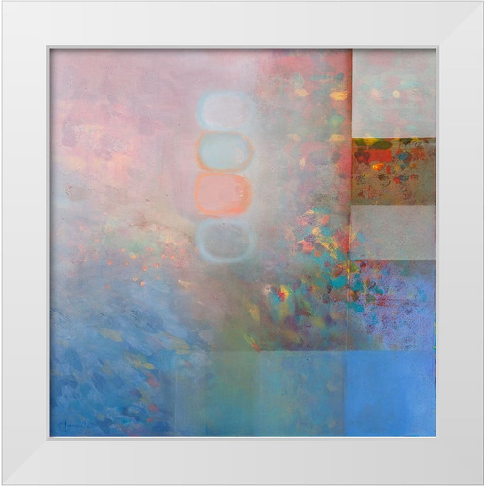 Khorasani, Hooshang 26x26 White Modern Wood Framed Museum Art Print ...