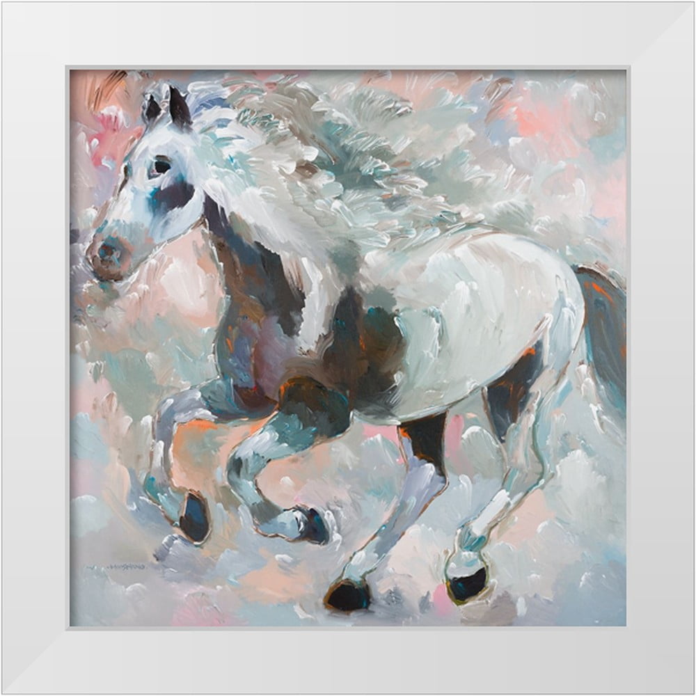 Khorasani, Hooshang 26x26 White Modern Wood Framed Museum Art Print ...