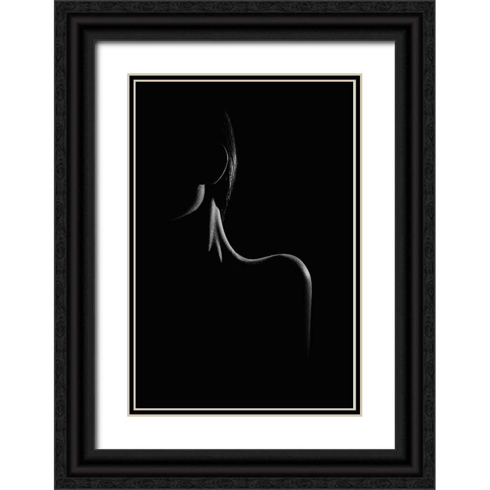 Khosroshahi, Hamed 11x14 Black Ornate Wood Framed with Double Matting ...