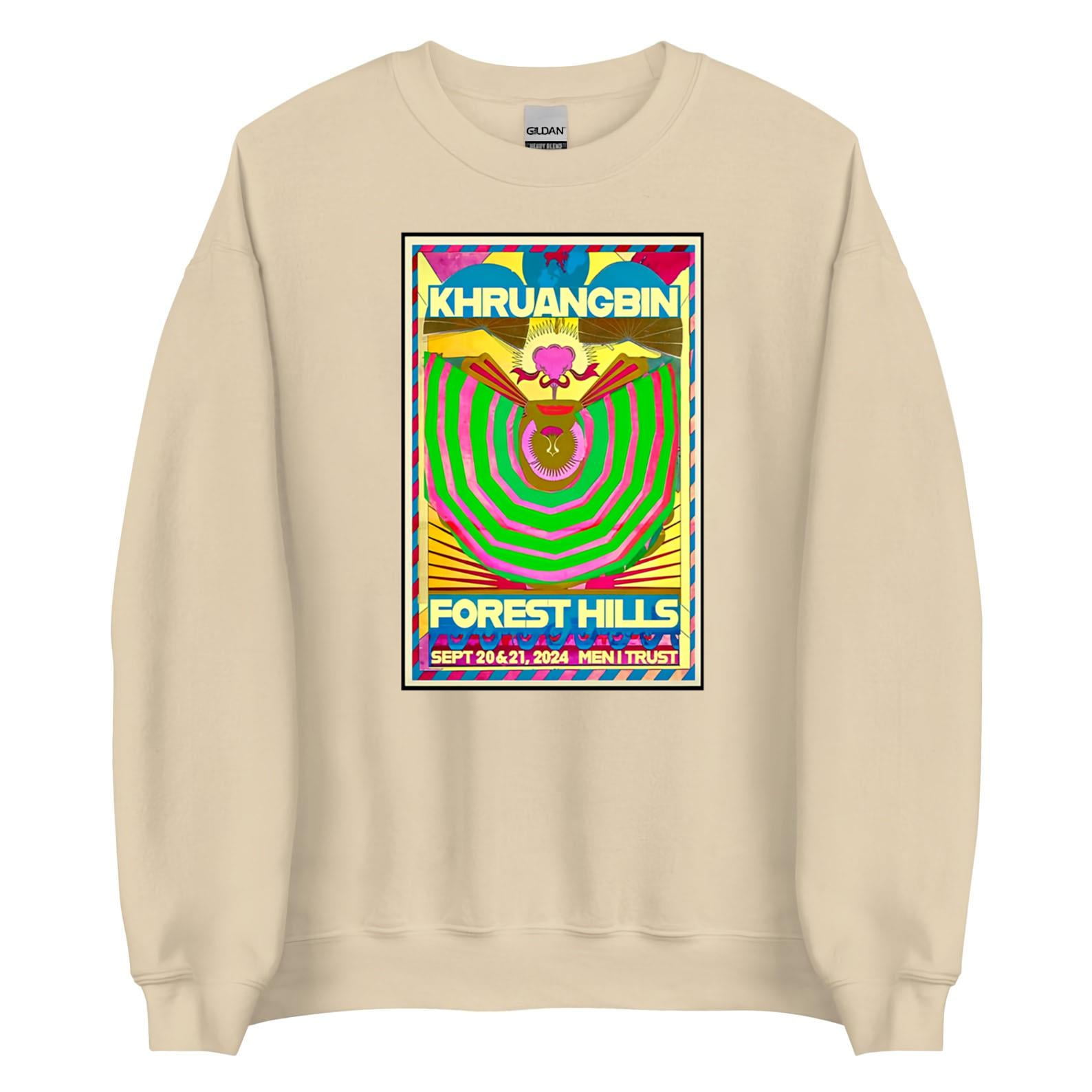 Khruangbin Sept 20-22 2024 Forest Hills Ny Tour Poster Shirt-TH30477 ...