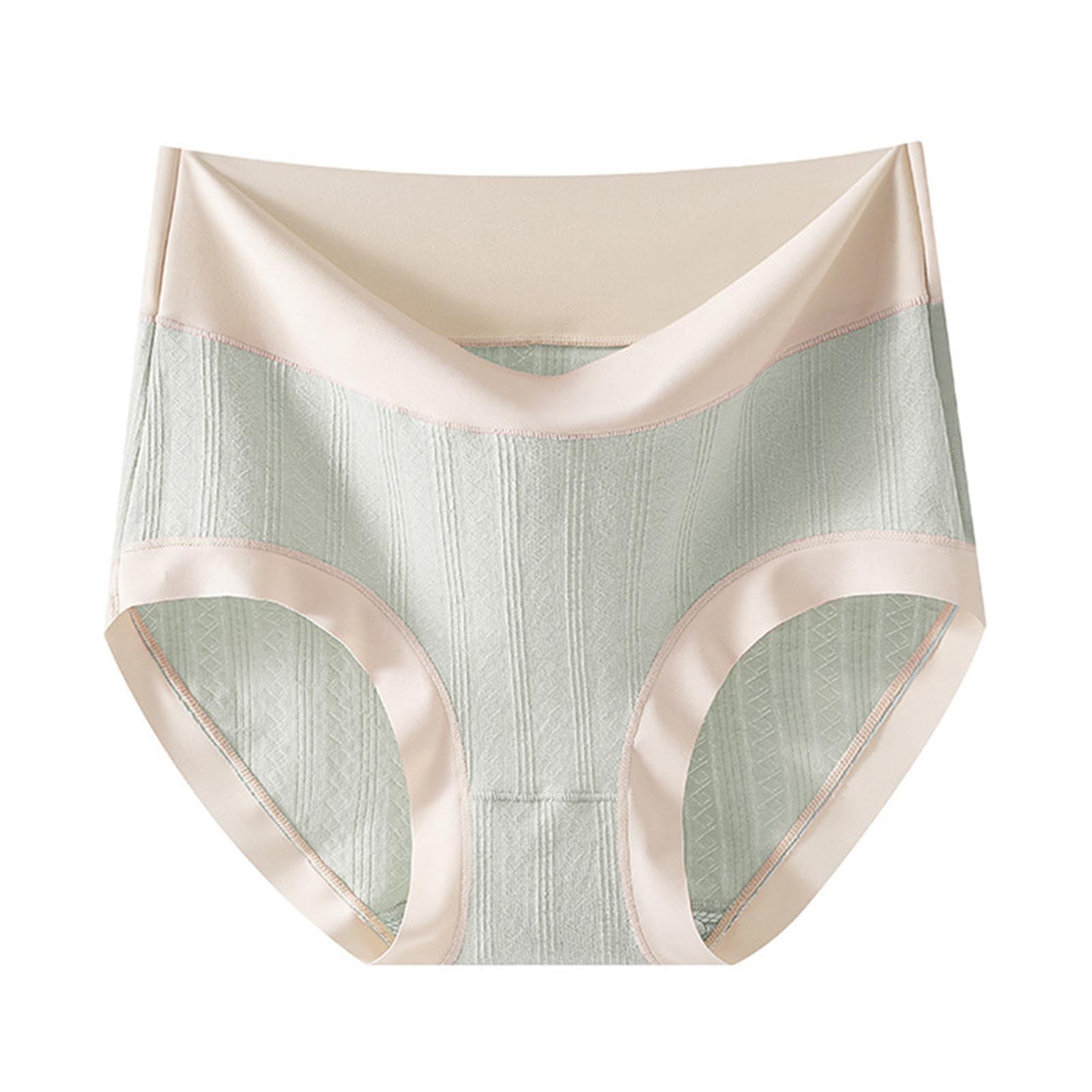 Khunlpohl 1X-6X Women's Plus Size Underwear High Waisted Cotton Panties ...