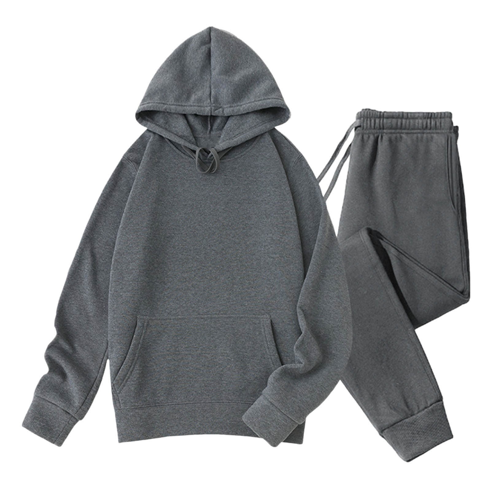Khunlpohl Womens Tracksuit Sets Lightweight Fleece Hoodie Sweatshirt ...