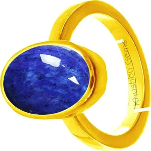 Khushbu Gems Blue Lajward Stone Natural AA++ Quality 8.00 Ratti ...