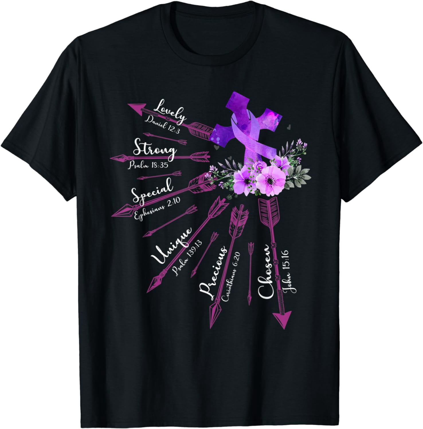 Ki Domestic Violence Awareness Costume Christian Cross T-Shirt ...