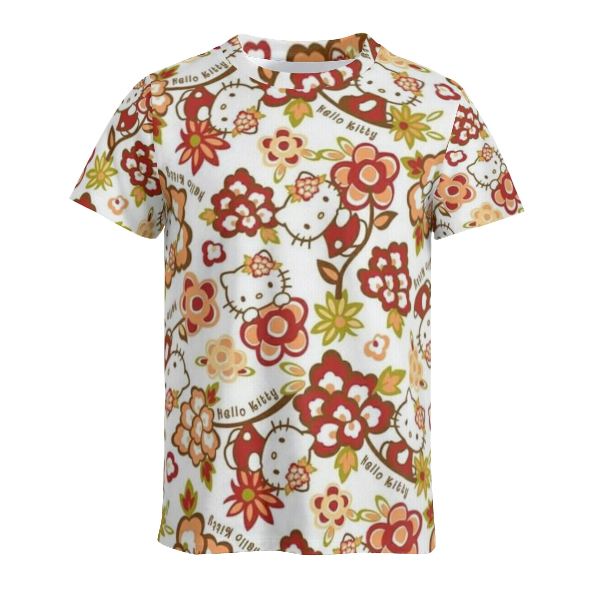 Ki×tty Men's Full-Print Mesh T-Shirt - All-Day Comfort Wear - Walmart.com