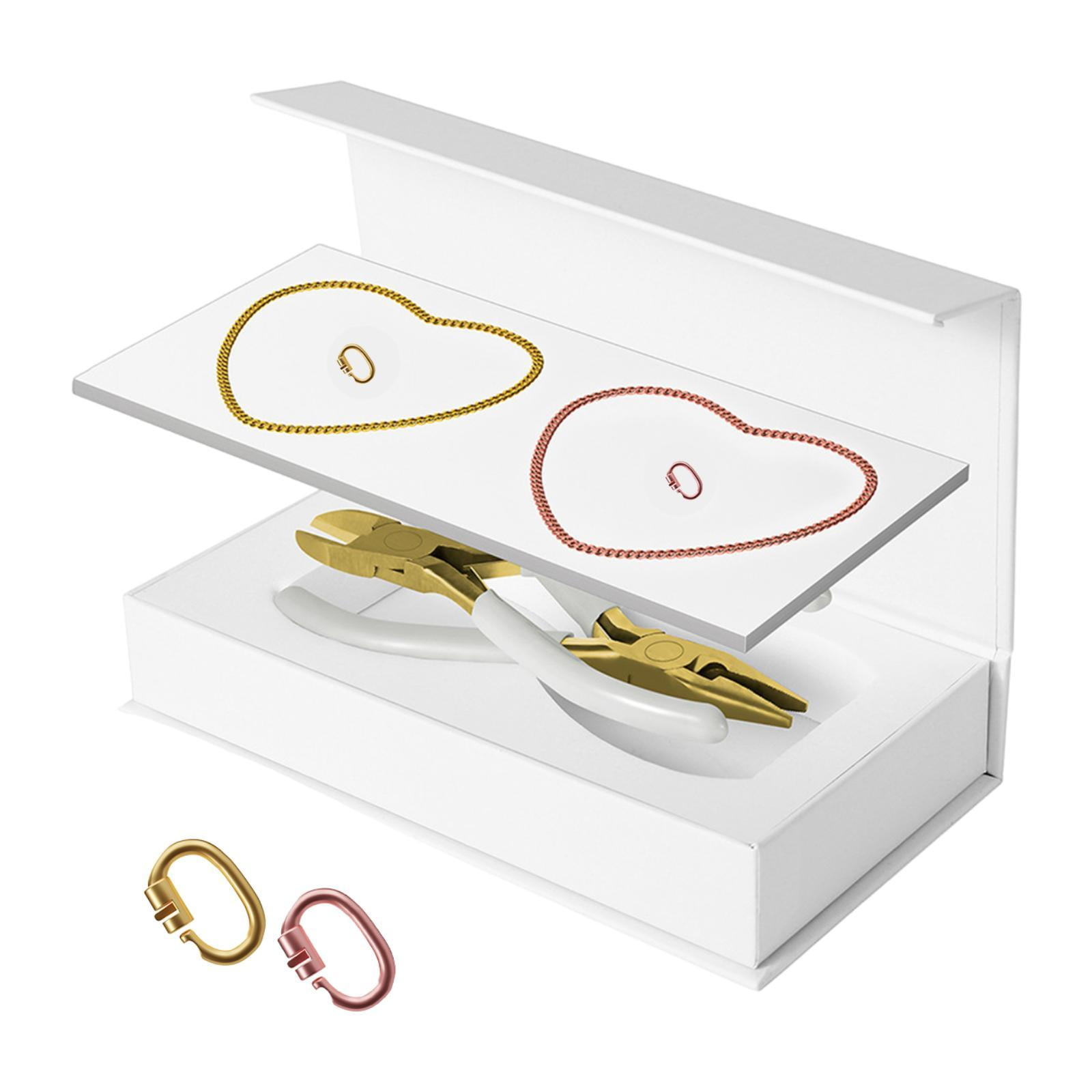 KiBcsLic 2Pcs Permanent Bracelets Kit Relationship with Lock Clasps ...