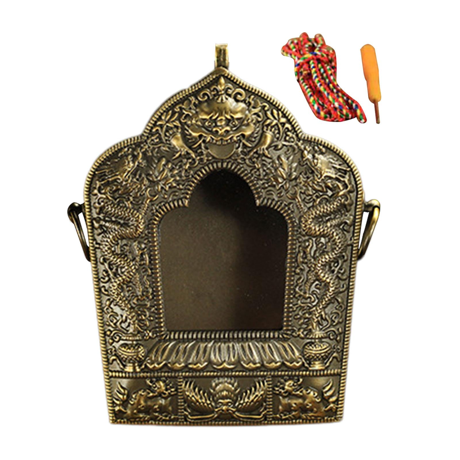 KiBcsLic Buddhist Gau Box Buddhist Amulet Copper Ethnic Buddhist ...
