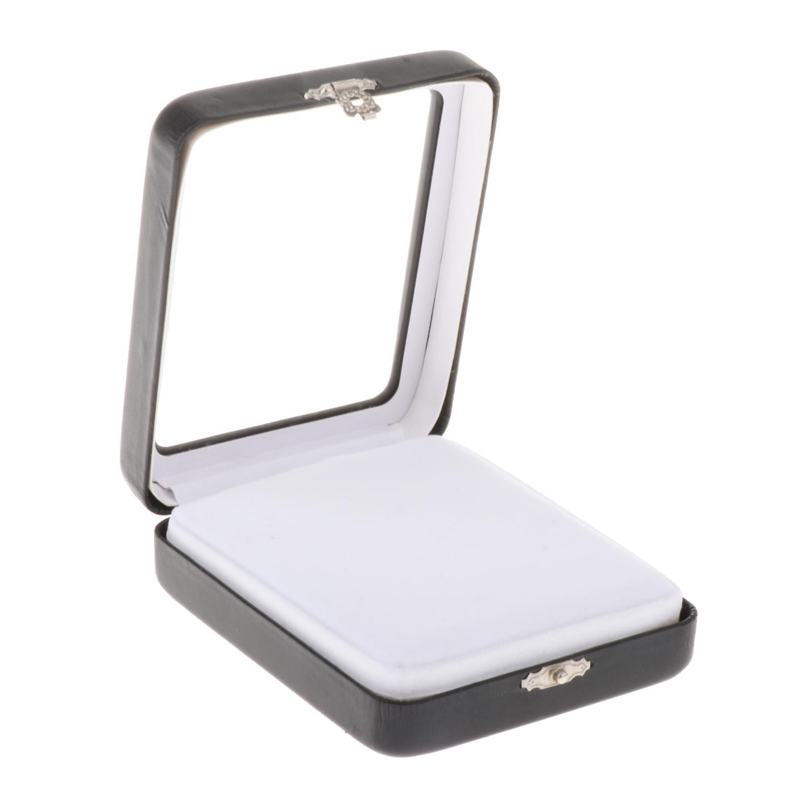 KiBcsLic Diamond Gemstone Display Box with Clear Lid Display Storage ...