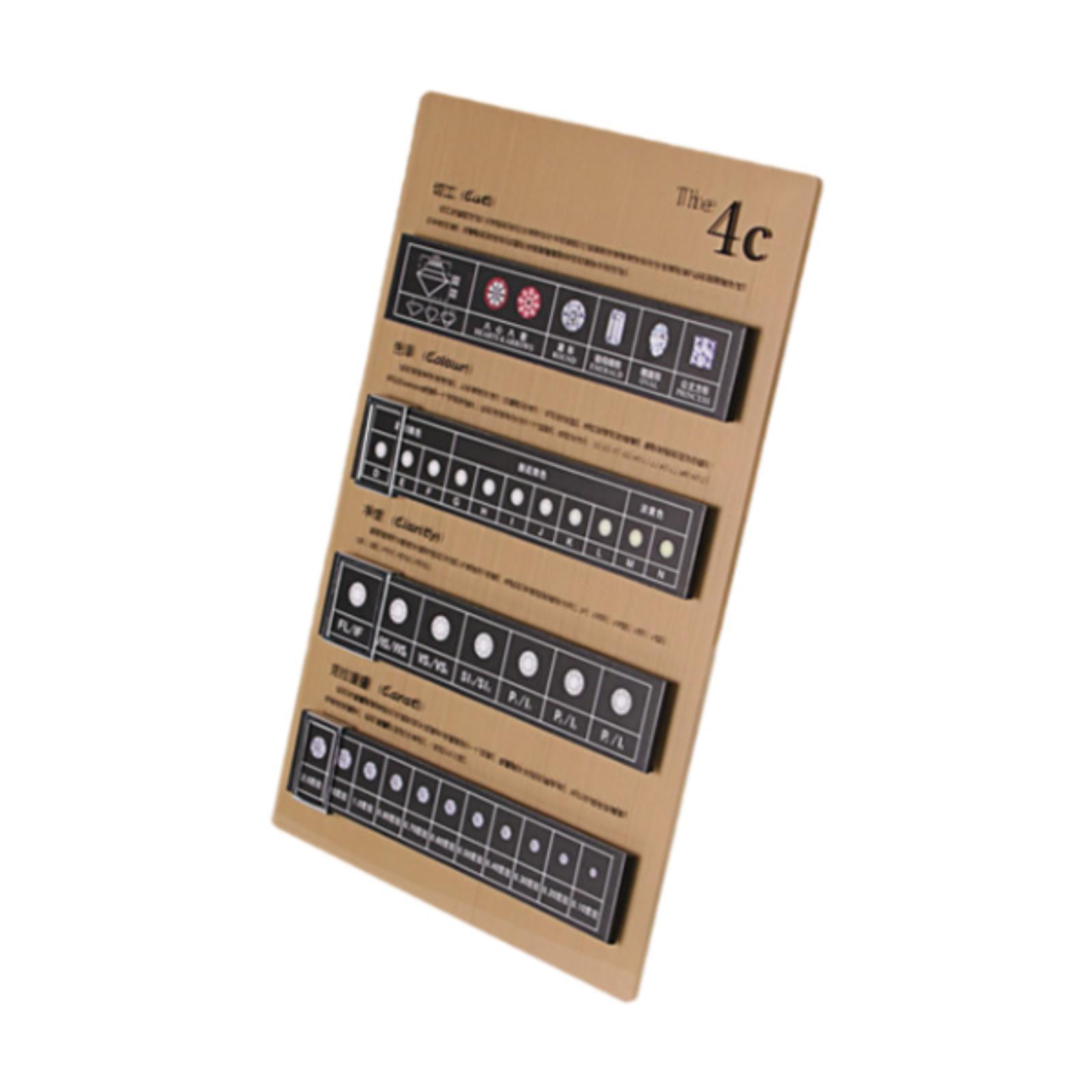 KiBcsLic Diamond Grading Board 4C Display Board for Classification ...