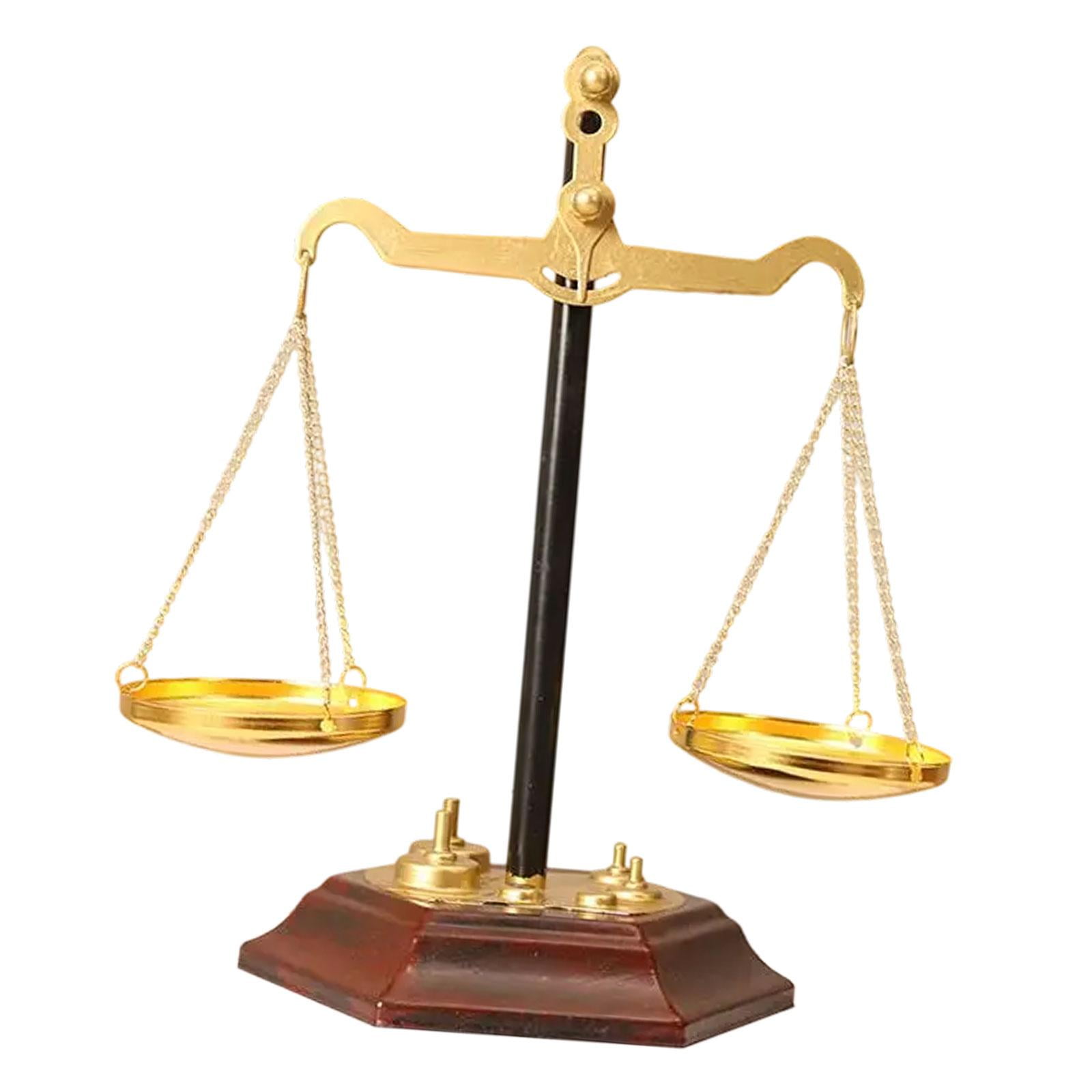 KiBcsLic Jewelry Display Unique Farmhouse Desktop Balance Scale Art for ...