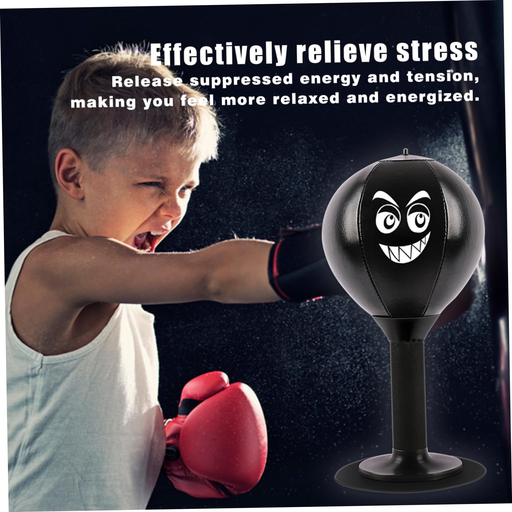 KiRimity Fun Punch Rage Bag, Desktop Punching Bag, Boxing Bag, Punch ...