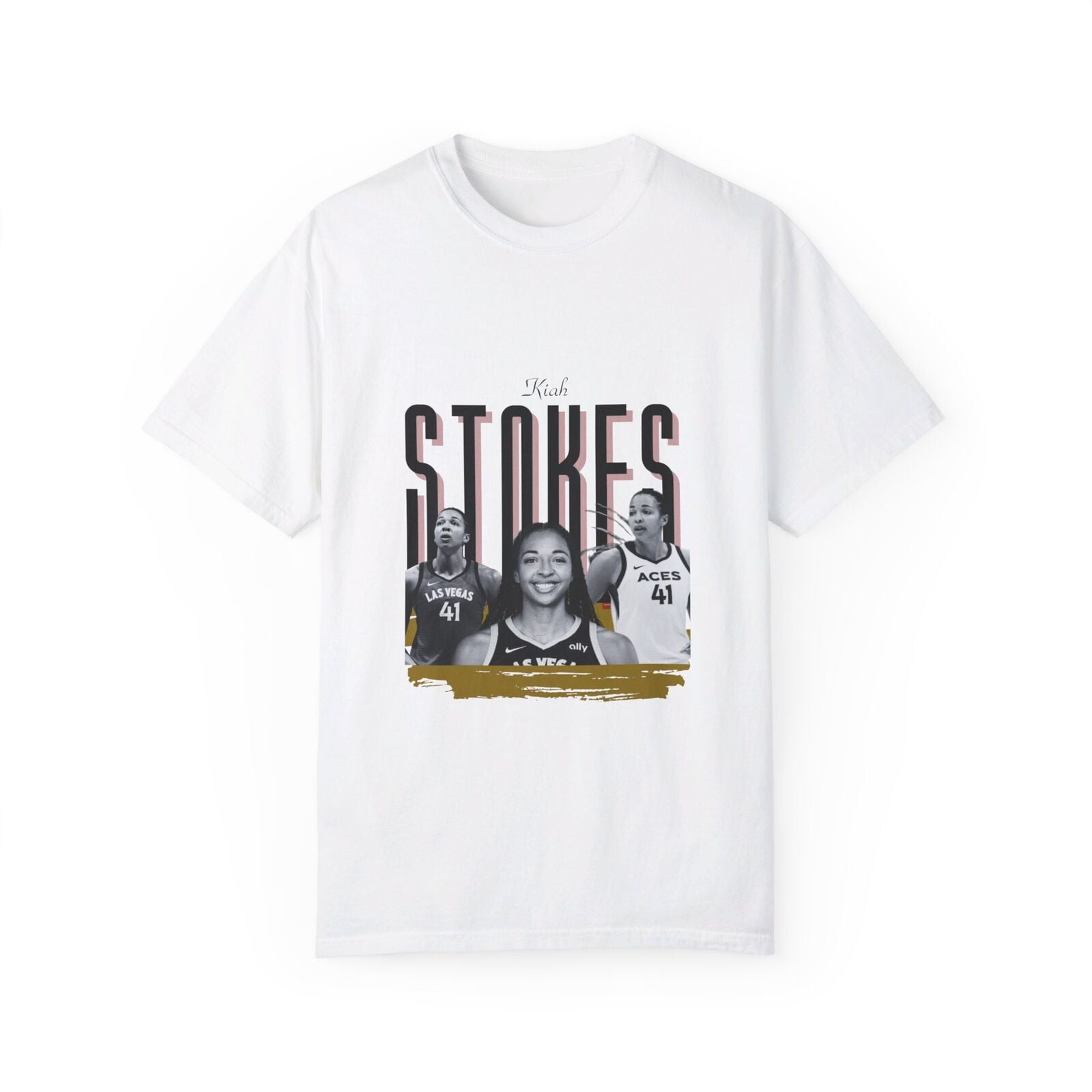 Kiah Stokes Las Vegas Aces WNBA Unisex T-Shirt - Walmart.com
