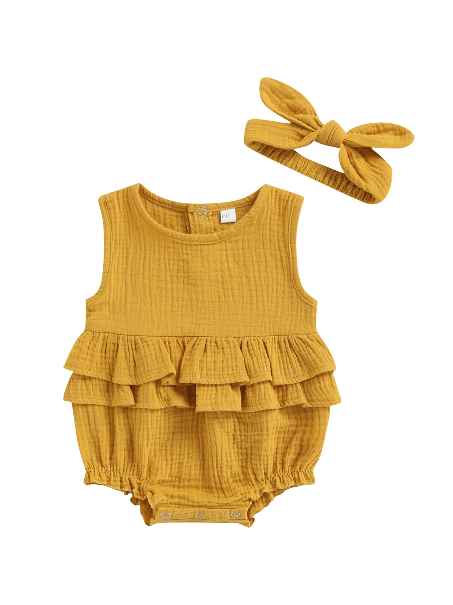 Kiapeise Newborn Baby Girls' Summer Clothes One Piece Rompers Cute ...