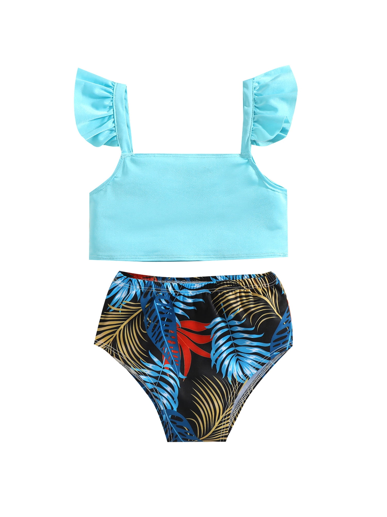 Kiapeise Sisters and Brothers Matching Printed Swimsuit Baby Girls ...