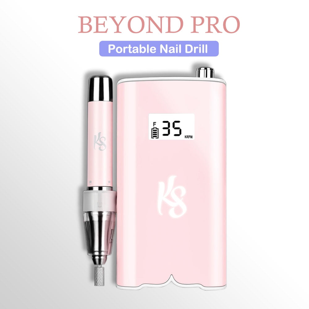 Kiara Sky Beyond PRO Portable Nail Drill - Pink, Electric Manicure ...