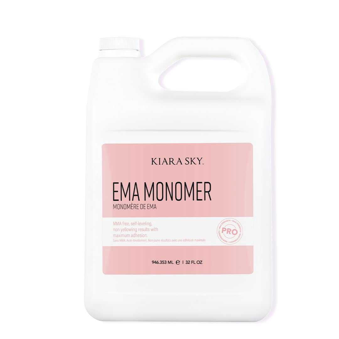 Kiara Sky EMA Monomer - Professional Acrylic Nail Liquid, 32 Fl Oz ...
