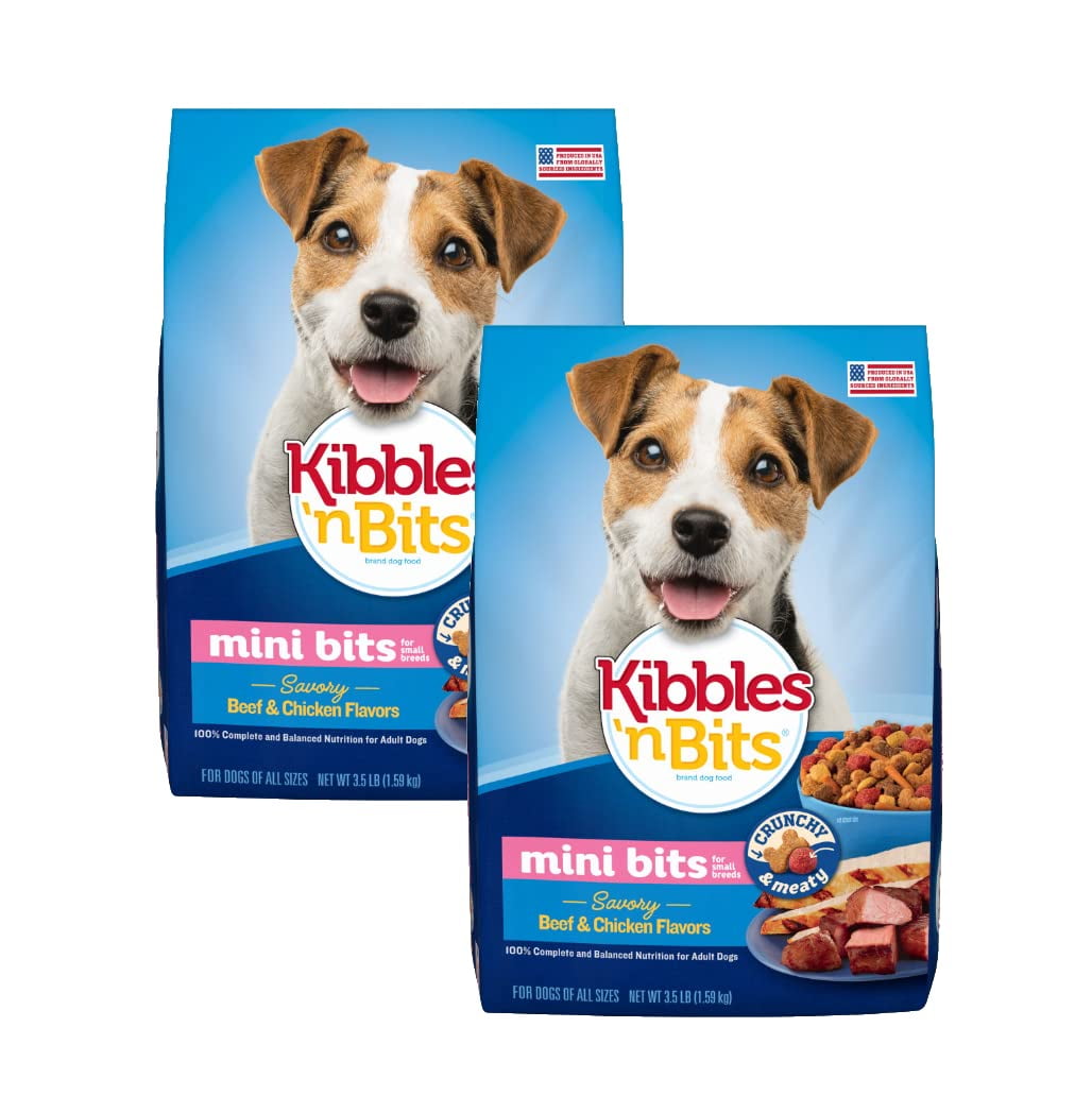 Kibbles 'N Bits Small Breed Mini Bits Savory Beef & Chicken Flavor Dog ...