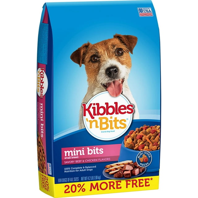 Kibbles 'N Bits Bistro Small Breed Mini Bits Savory Beef and Chicken ...