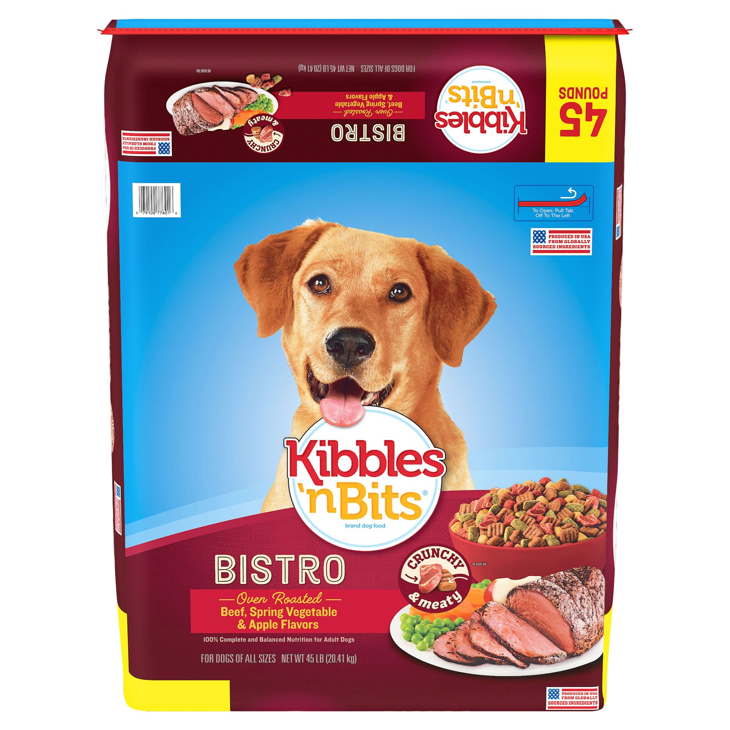 Kibbles 'n Bits Original Savory Beef & Chicken Flavors Dry Dog Food, 16 ...
