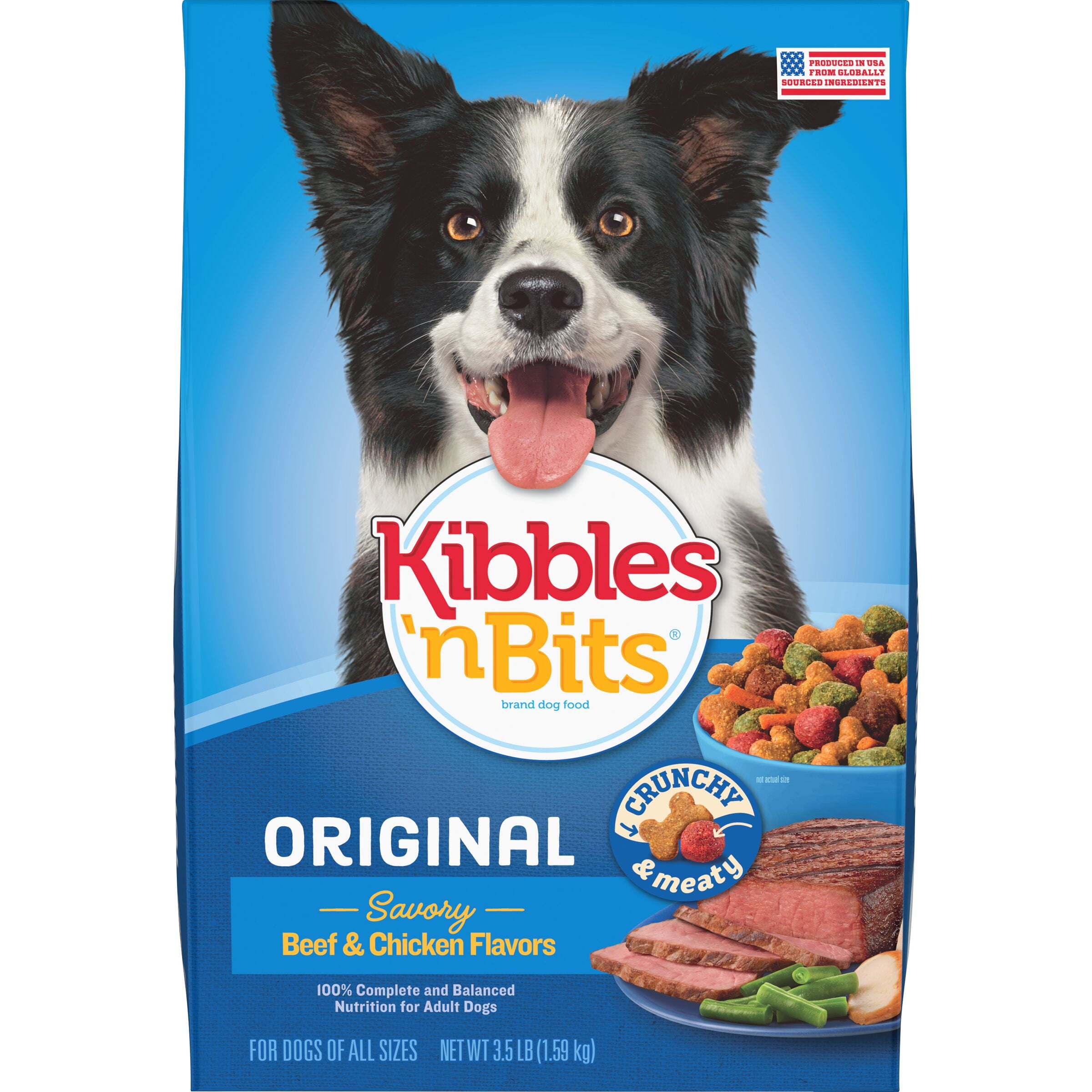 Kibbles 'N Bits Original Dog Food, 3.5-Pound - Walmart.com