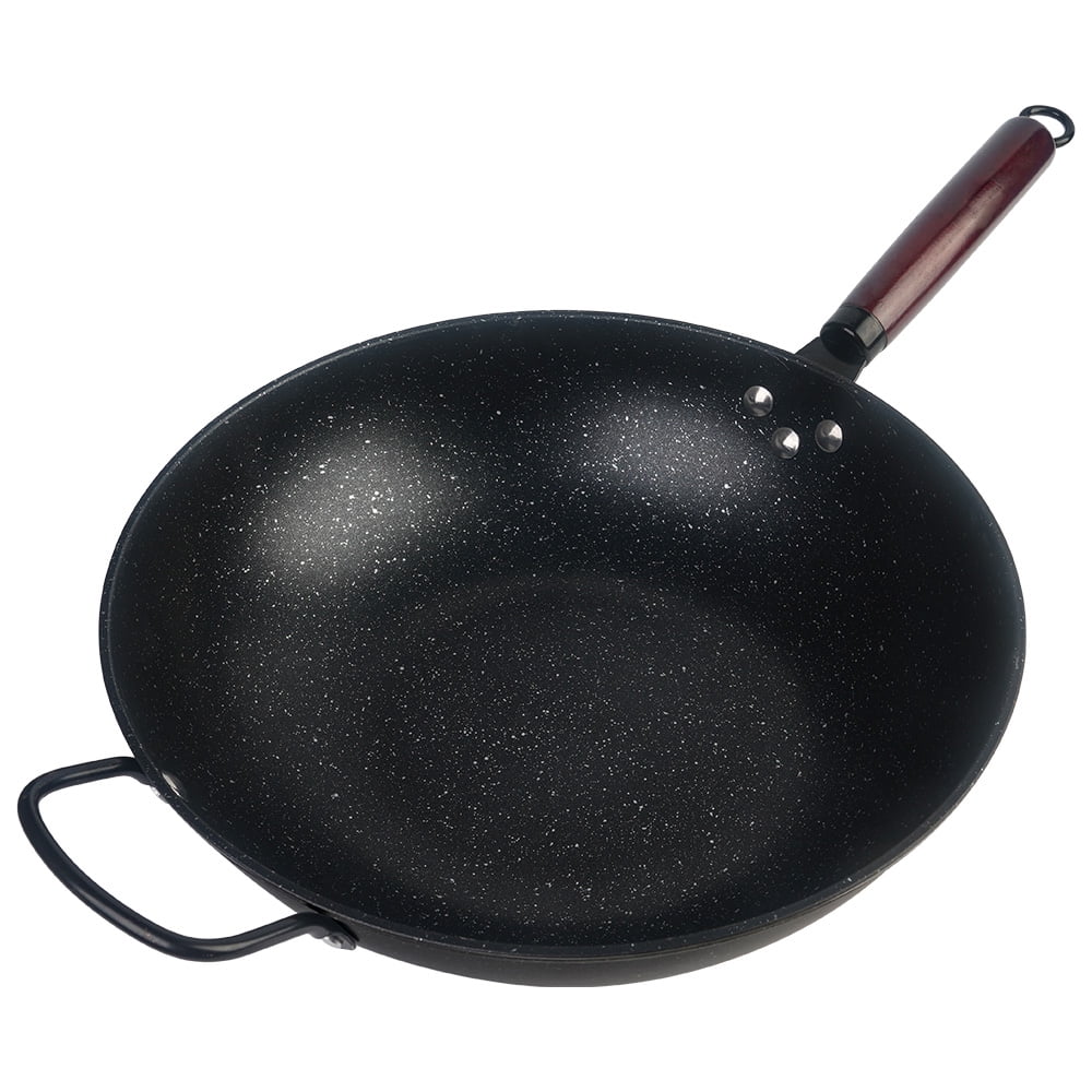 Kibhous 12.5 Inch Large Nonstick Skillet, Durable Heavy Duty Cast Iron ...