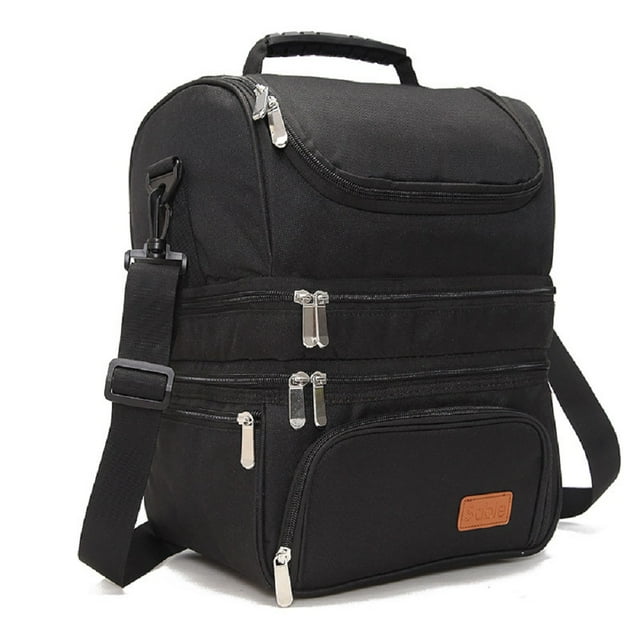 Kibhous Three-Layer Adjustable Single-Shoulder Thermal Insulation Bag ...