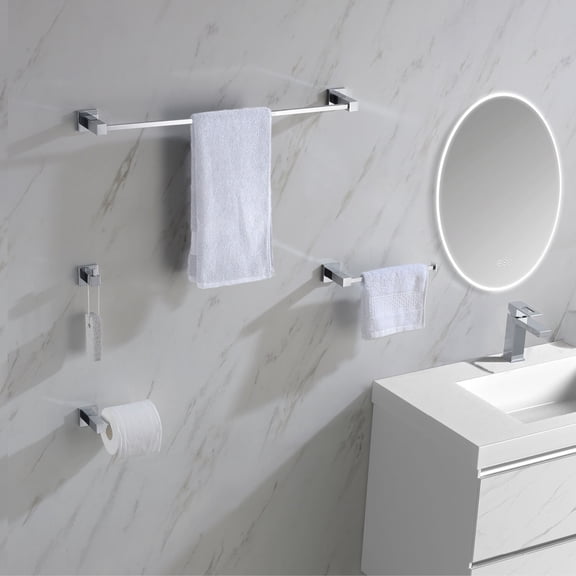 Kibi Blaze 2 Piece Bathroom Hardware Set - Walmart.com