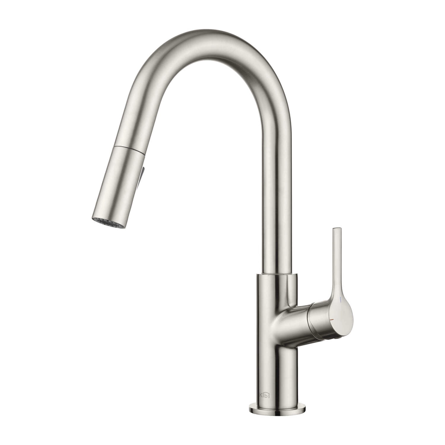 Kibi Fusion Single Handle Pull Down Kitchen & Bar Sink Faucet - Brushed ...