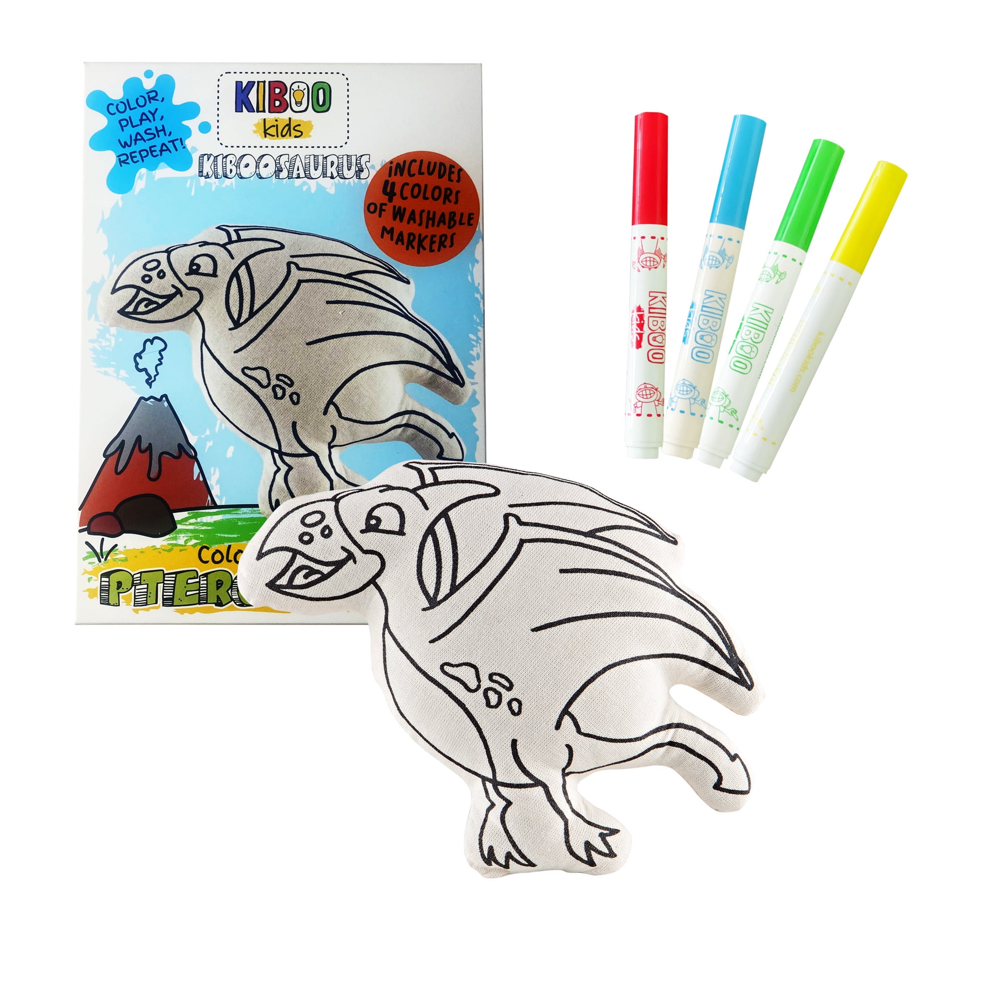 Kiboo Kids Jurassic Series: Kiboosaurs Pterodactyl for Coloring and ...