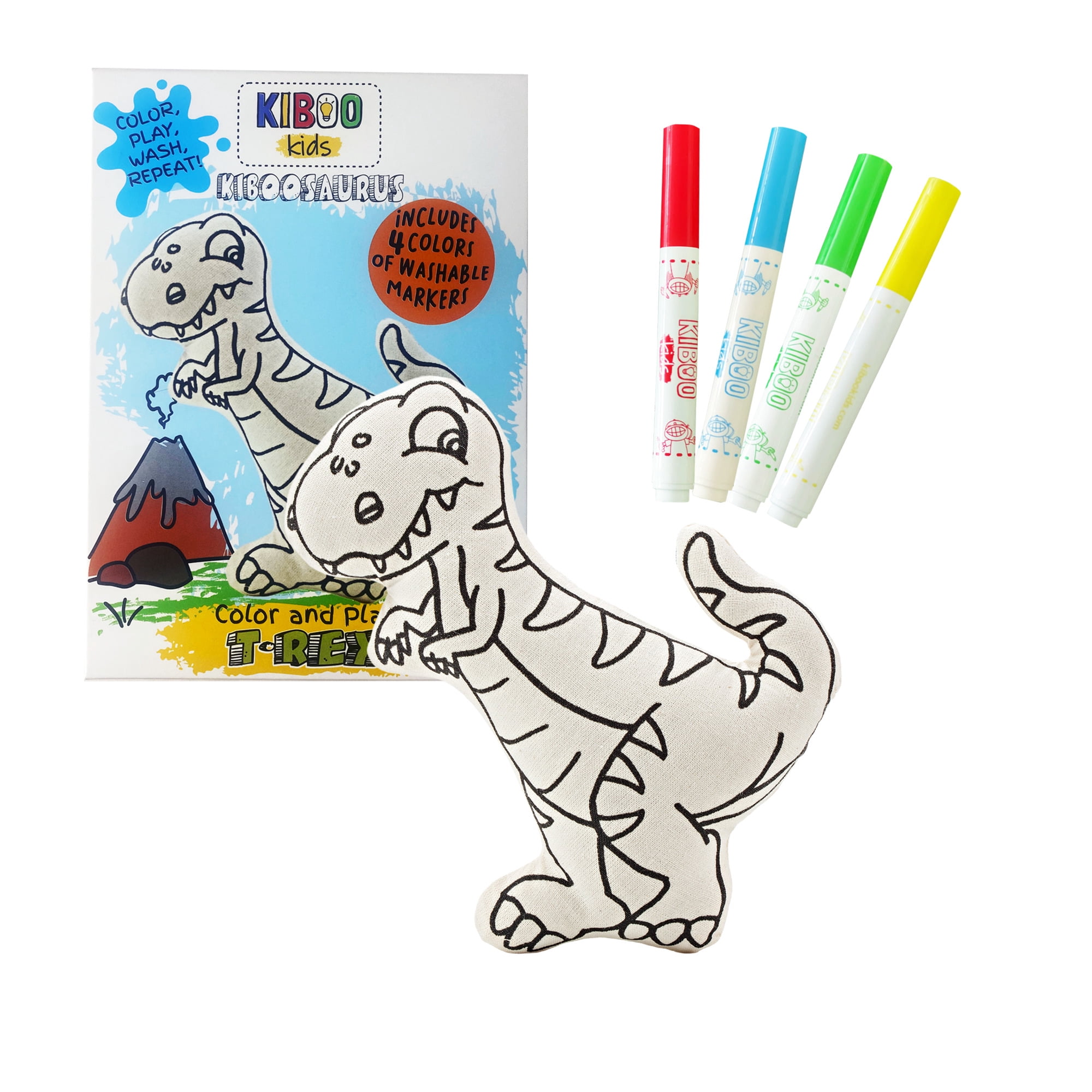 Kiboo Kids Jurassic Series: Kiboosaurs T-Rex for Coloring and Creative ...