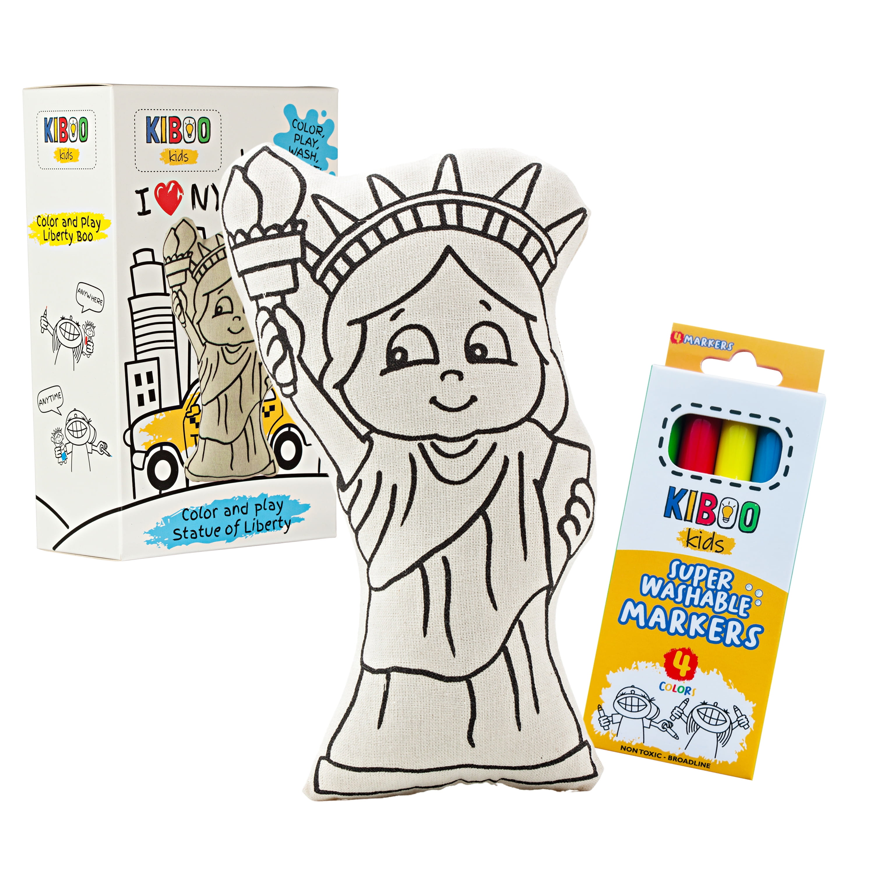 Kiboo Kids Liberty Boo - Statue of Liberty for Coloring and Play ...