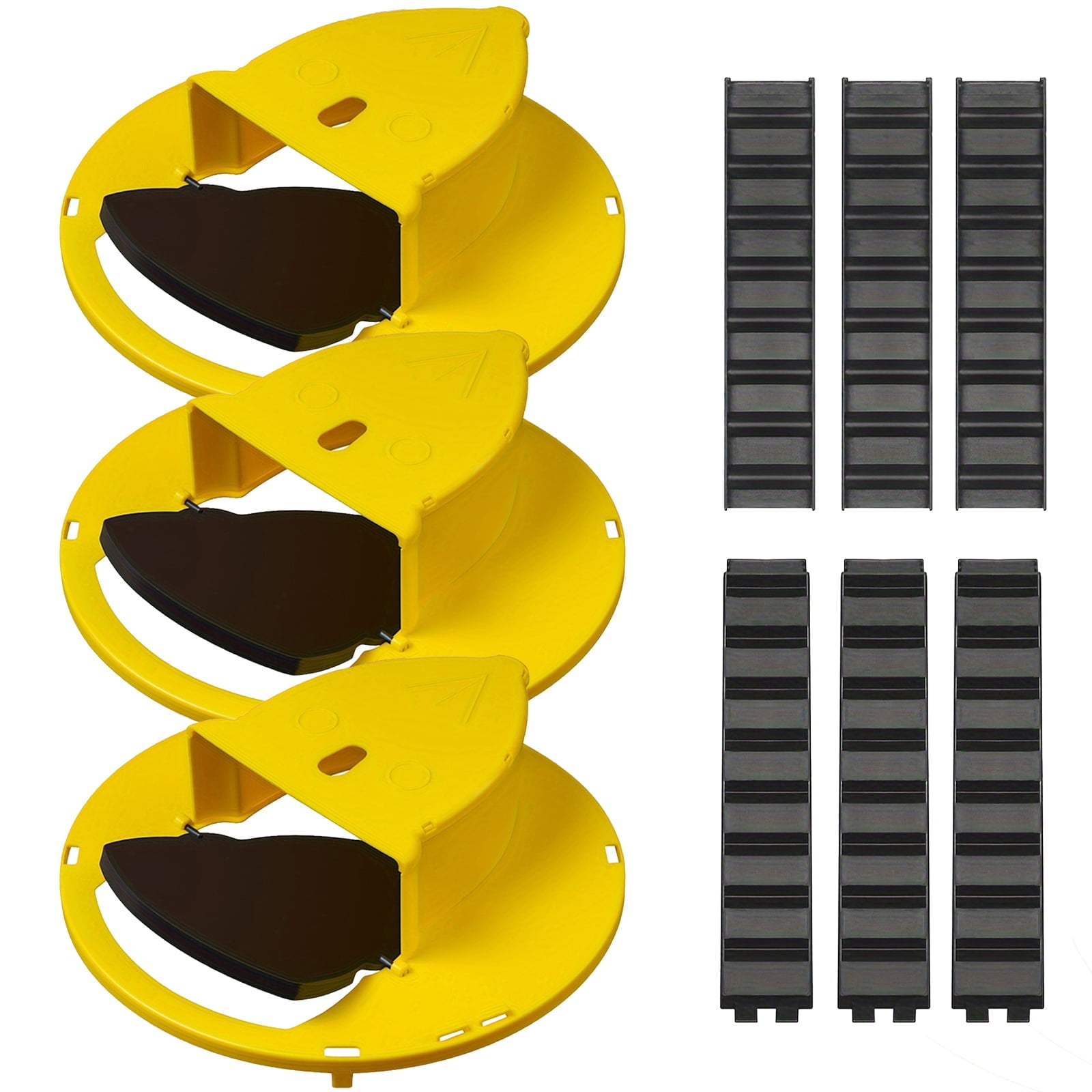 Kicbertin Mouse Trap Bucket - 3 Pack,Bucket Lid Mouse Rat Trap ...