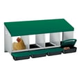 Kicctian Chicken Nesting Box – 4-Compartment Galvanized Steel Egg ...