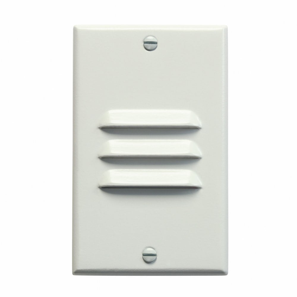Kichler 12606WH Step and Hall 4.5" LED Vertical Louver Step Light in ...