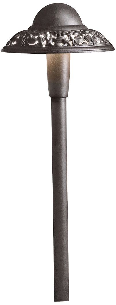 Kichler 22 1/4" High LED Pierced-Dome Bronze Path Light - Walmart.com